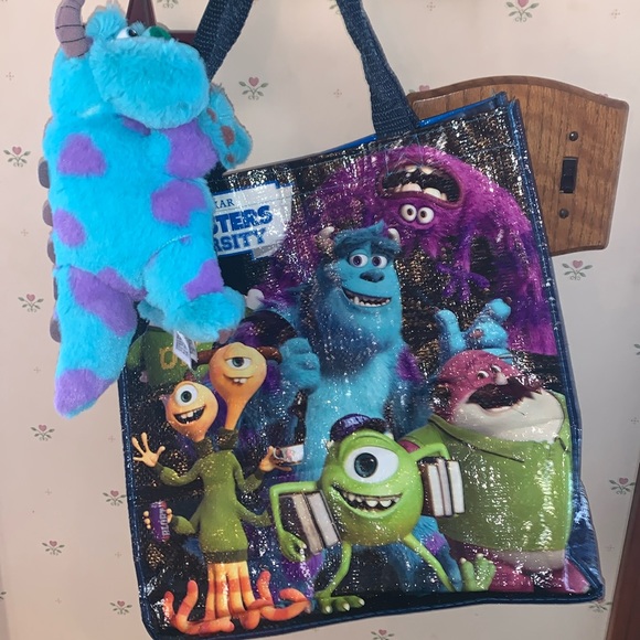 Toys | Disney Pixar Monsters University Bag And Sully | Poshmark